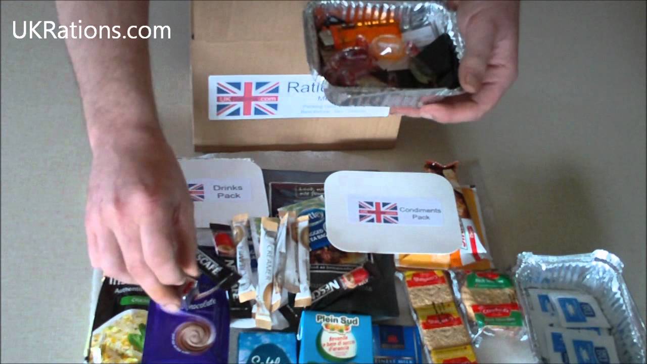 UK Ration Packs for Sale - MRE Army style - YouTube