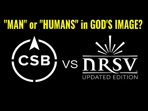 Is the CSB or the NRSV better in translating Genesis 1:26-27? - Gender ...