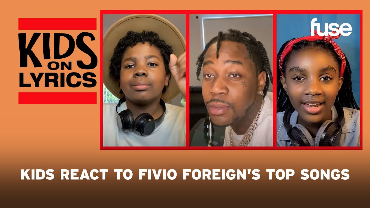 Kids React to Fivio Foreign's Top Songs | Kids on Lyrics | Fuse - YouTube