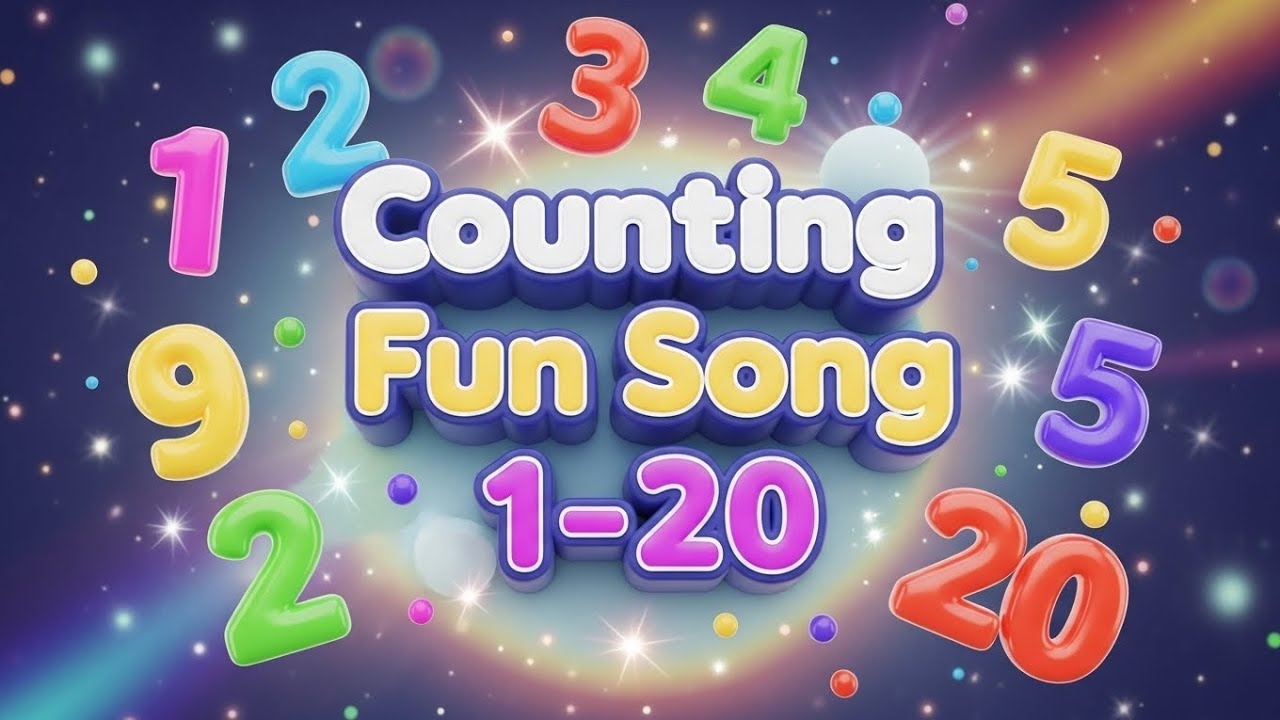 Counting Fun Song 1–20 | Learn Numbers with Cute 3D Animation - YouTube