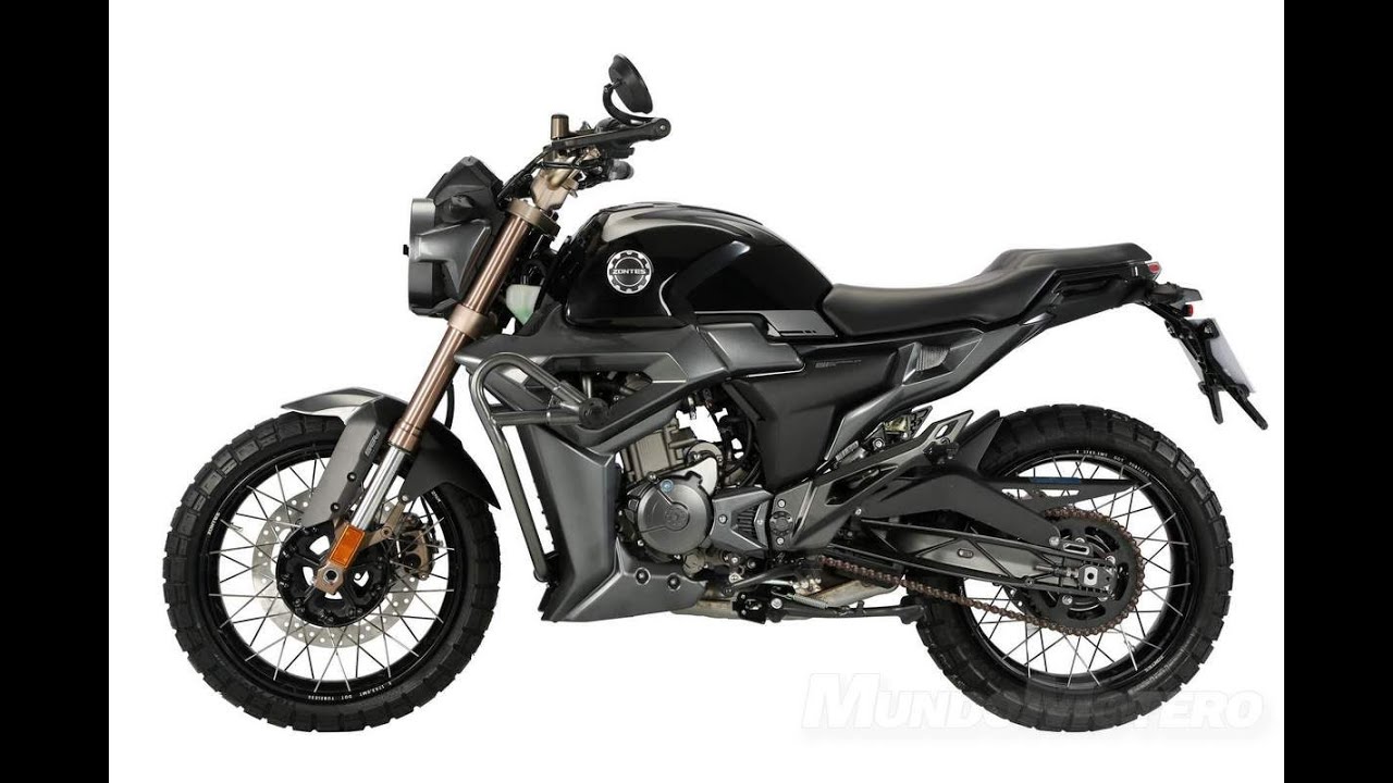 zontes g1 155 scrambler opiniones/ ficha/ velocidad final - YouTube