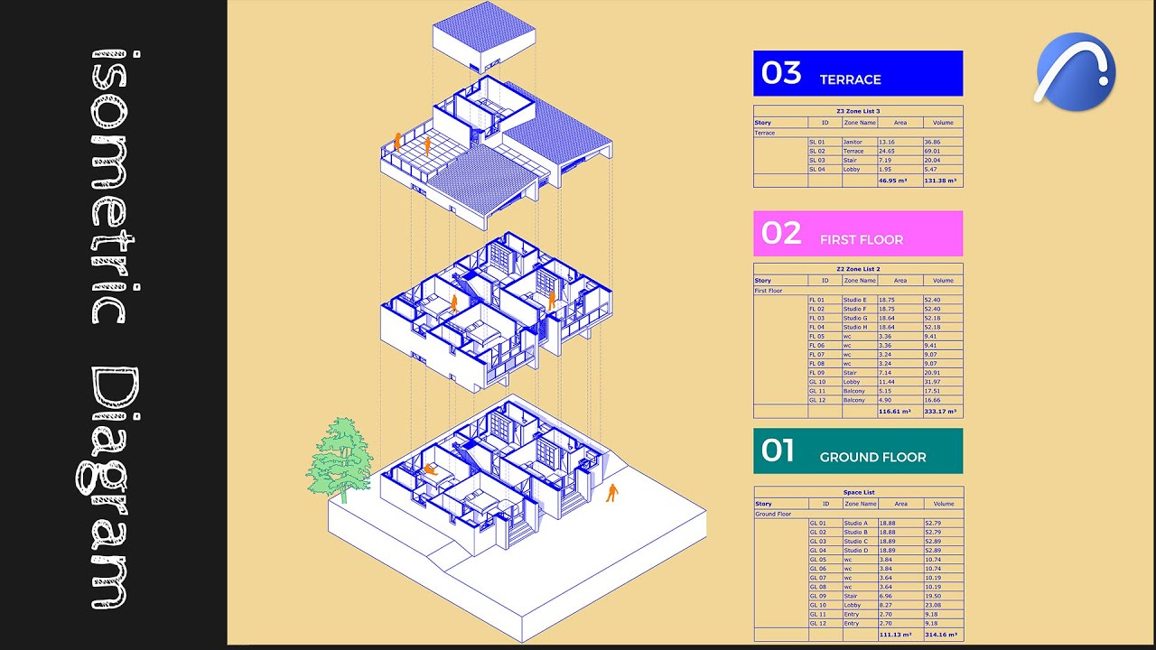 Isometric illustration | Archicad - YouTube