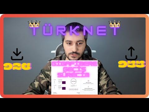 Türknet Gigafibere Geçiş Sürecim - 930 upload 926 download