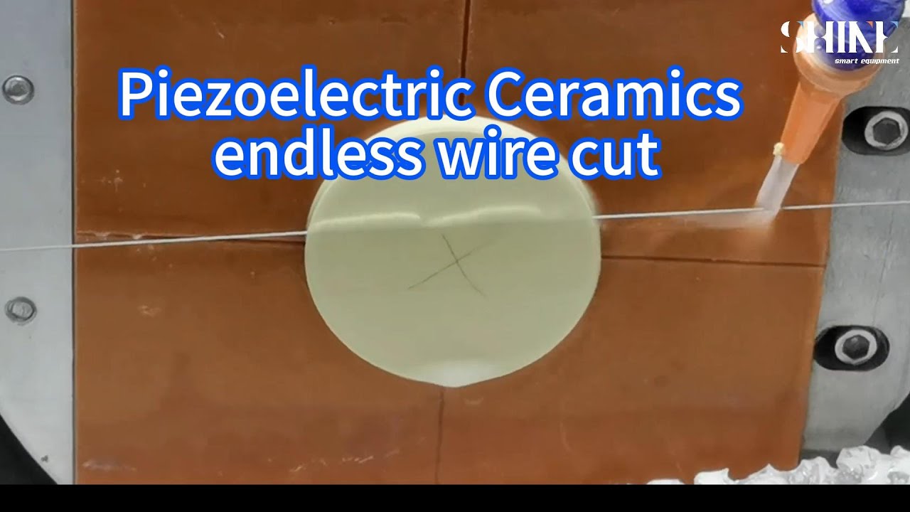 0.2 mm thickness Piezoelectric Ceramics cut with diamond wire loop ...