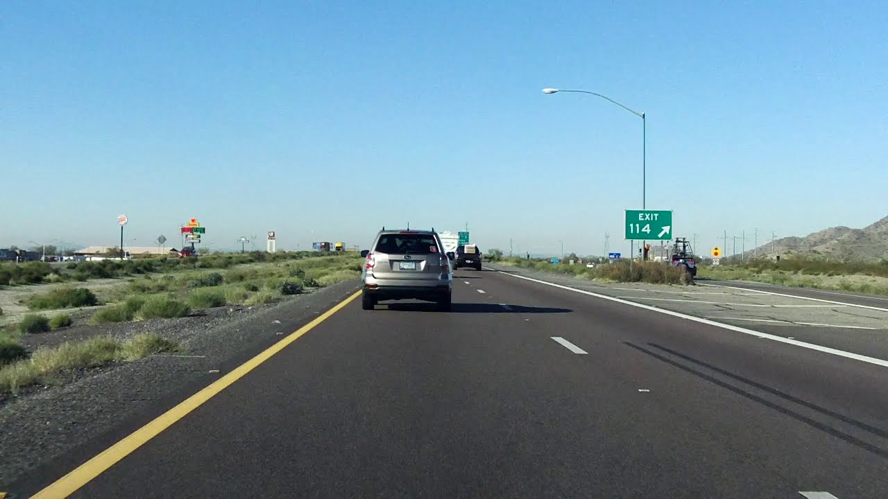 Papago Freeway (Interstate 10 Exits 124 to 112) westbound - YouTube
