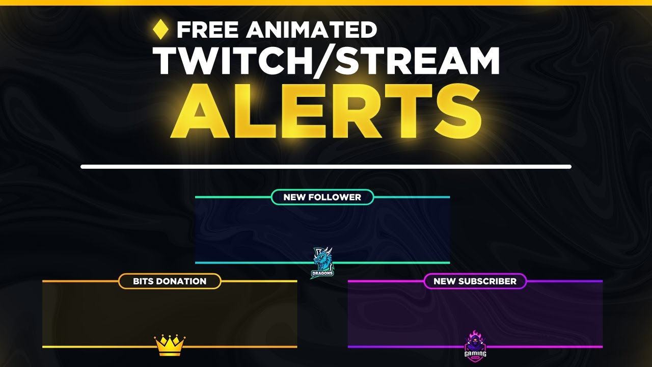 Free Animated Twitch Alert Template Aep Download Free After Effects Download Youtube
