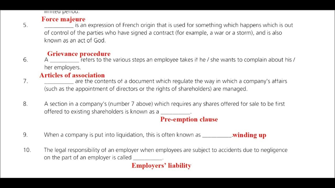 C1 ADVANCED BUSINESS ENGLISH I C1 ADVANCED BUSINESS VOCABULARY I ...