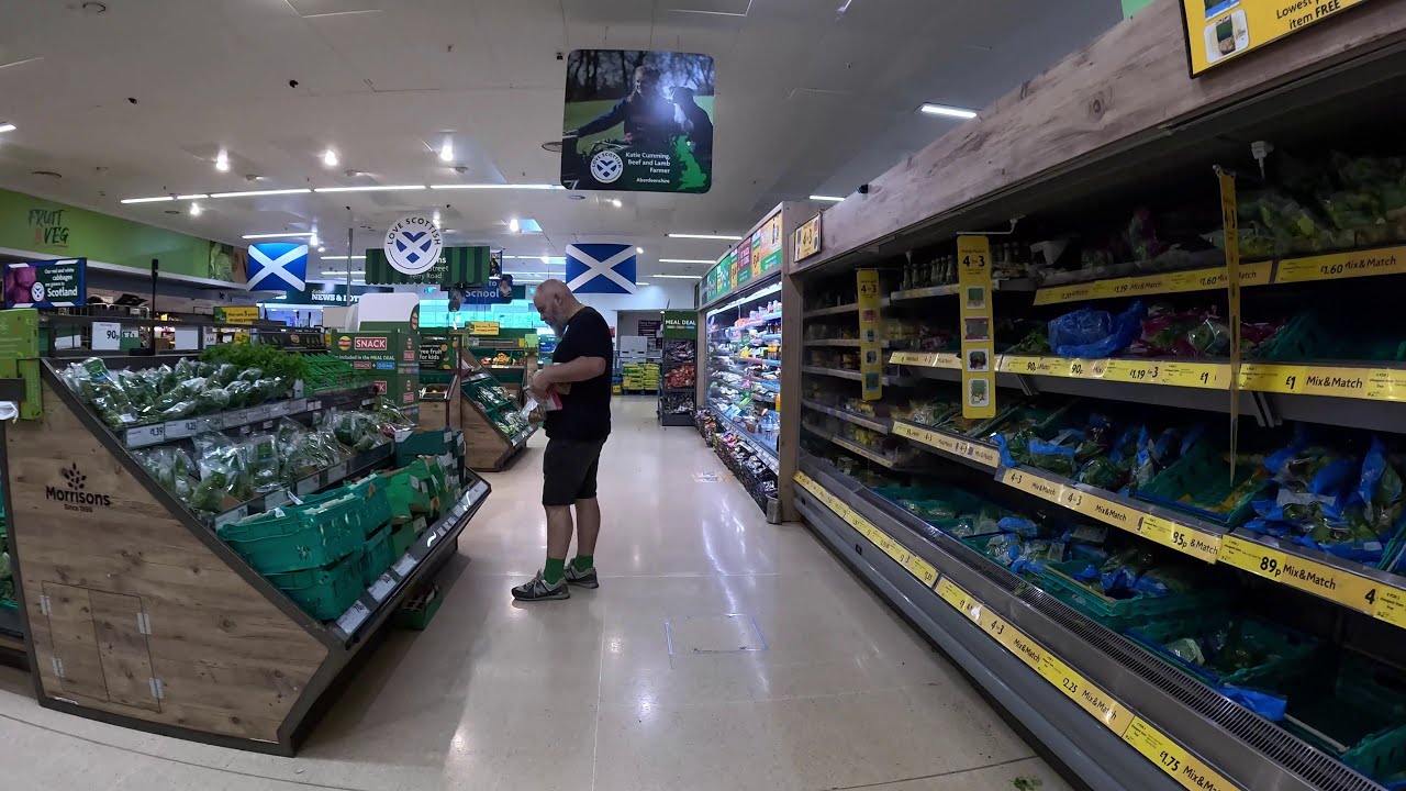 Morrisons Shopping Experience | 4K ASMR | Edinburgh - YouTube