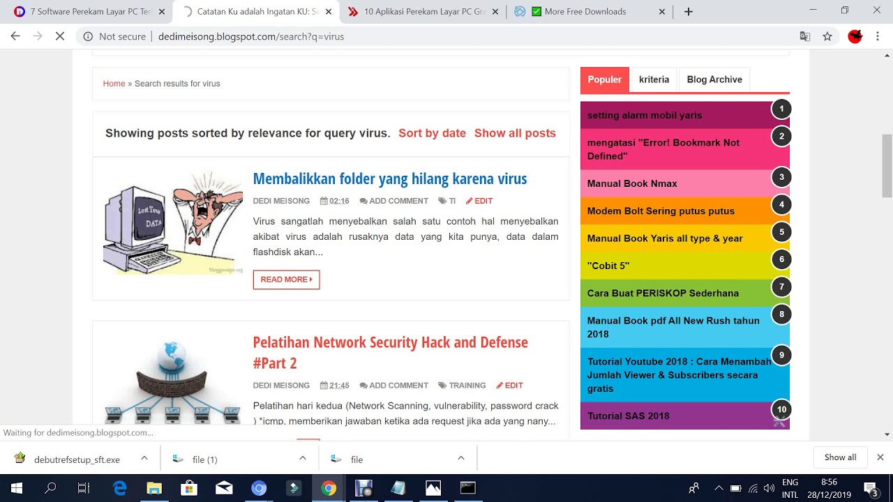 Tutorial mengembalikan data SD Card terinfeksi Virus USBC ( berhasil ...