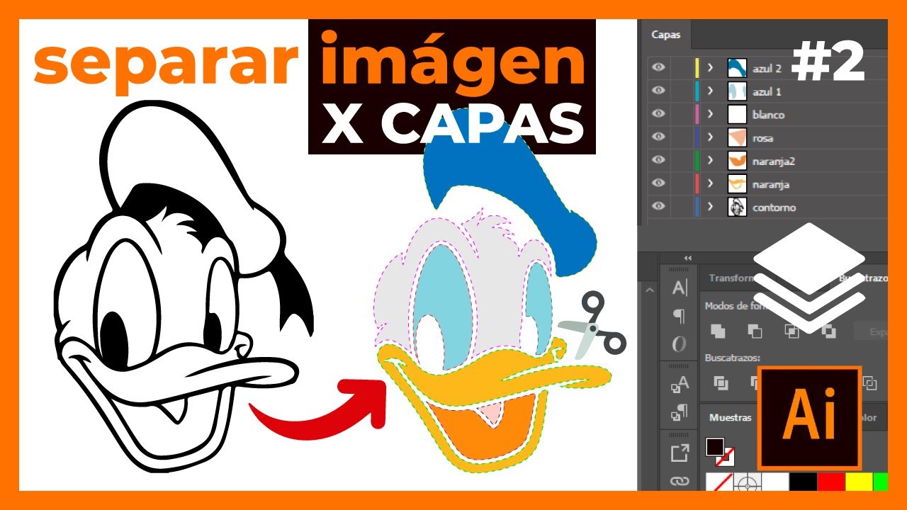 Como SEPARAR Por CAPAS Una IMAGEN En Illustrator 2 YouTube como-separar-por-capas-una-imagen-en-illustrator-2-youtube
