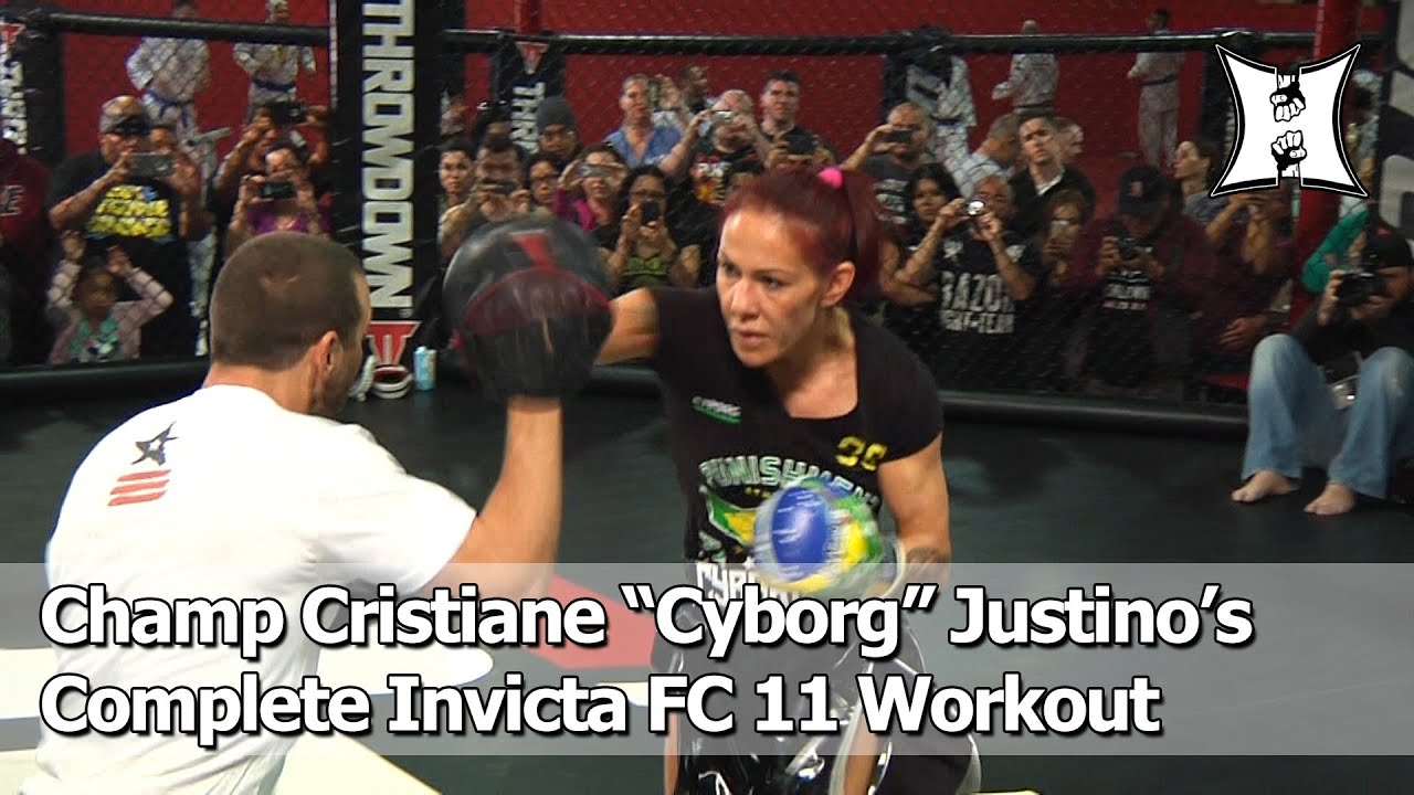 Invicta FC 11: Champ Cris “Cyborg” Justino Trains Before Title Fight w ...