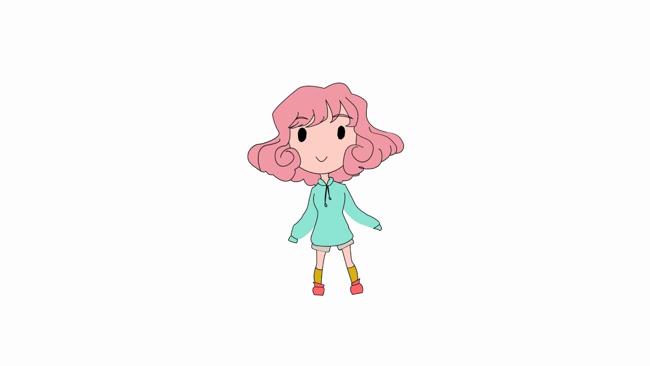 Character cut out animation - YouTube