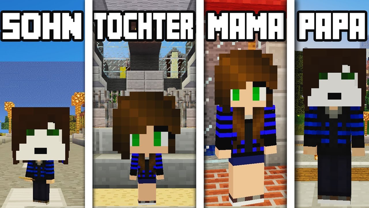 GLP FAMILIE IN MINECRAFT - VOM BABY ZUM GERMANLETSPLAY - YouTube