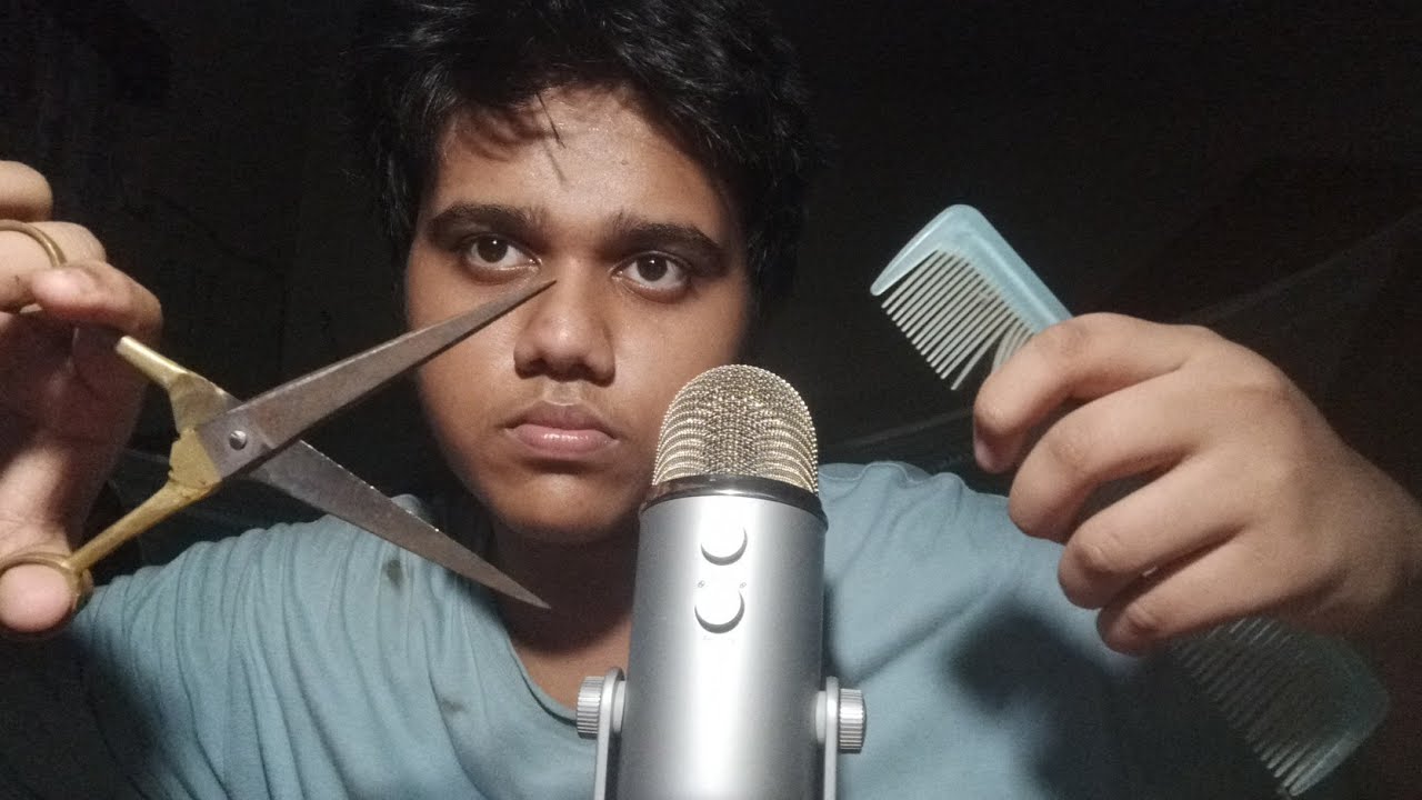 1 Minute ASMR FAST & AGGRESSIVE HAIRCUT - YouTube