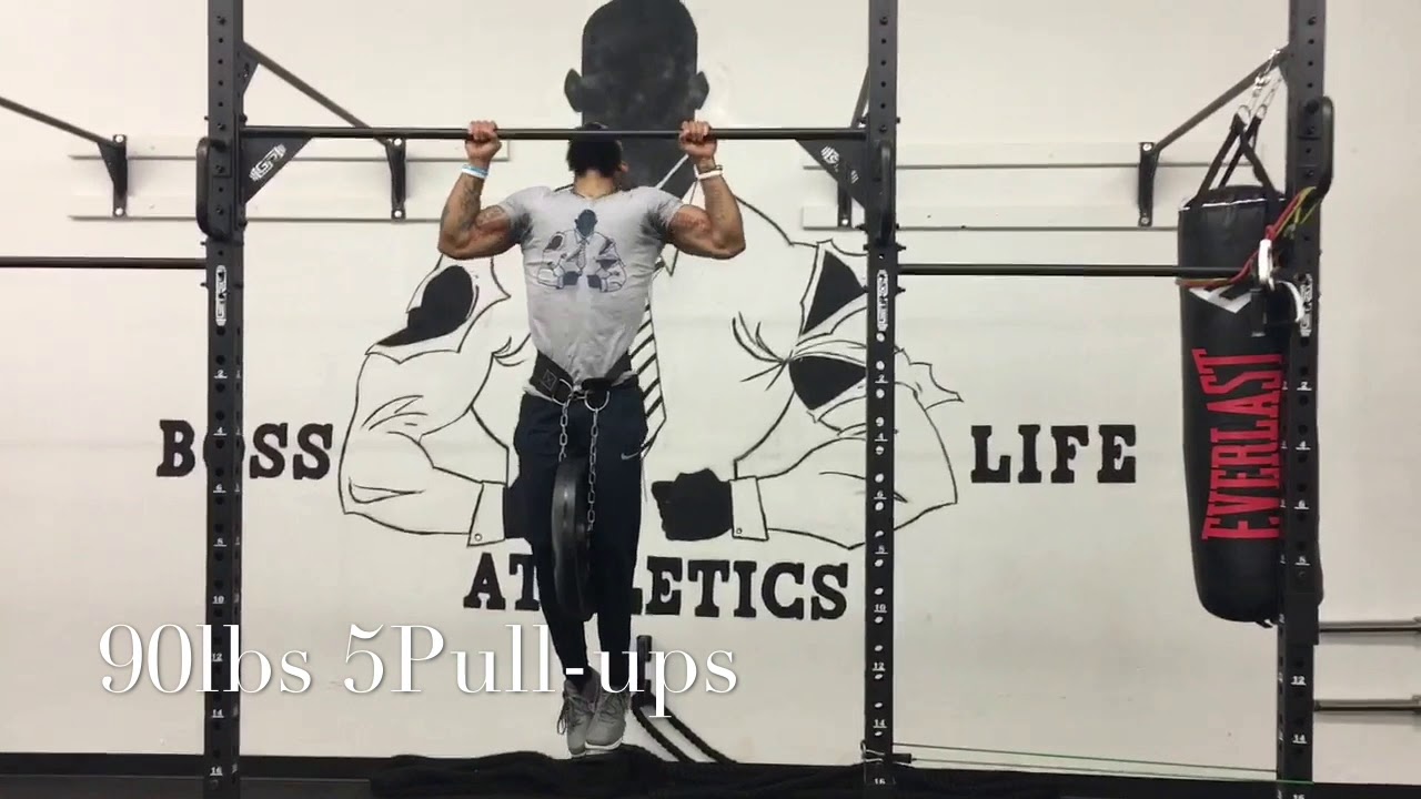Weighted Calisthenics Pull-ups and Dips Pyramid - YouTube
