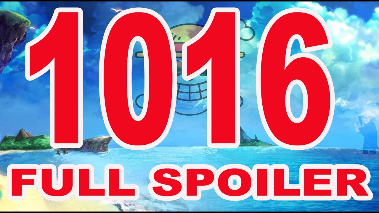 ONE PIECE 1016 FULL SPOILER - YouTube