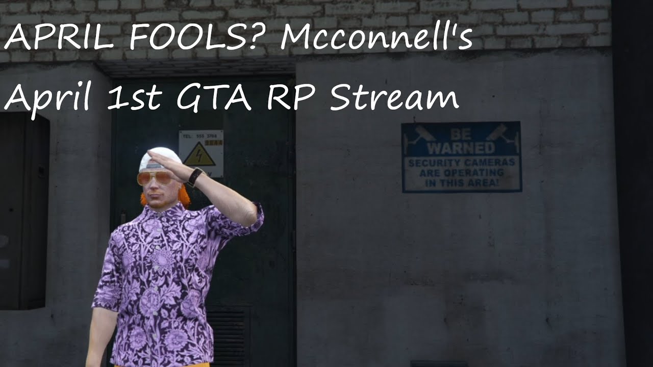 April Fools? Mcconnell attempts to log into GTA RP servers - YouTube