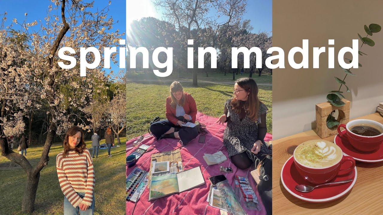 a perfect spring day in spain 🌷abroad diaries - YouTube