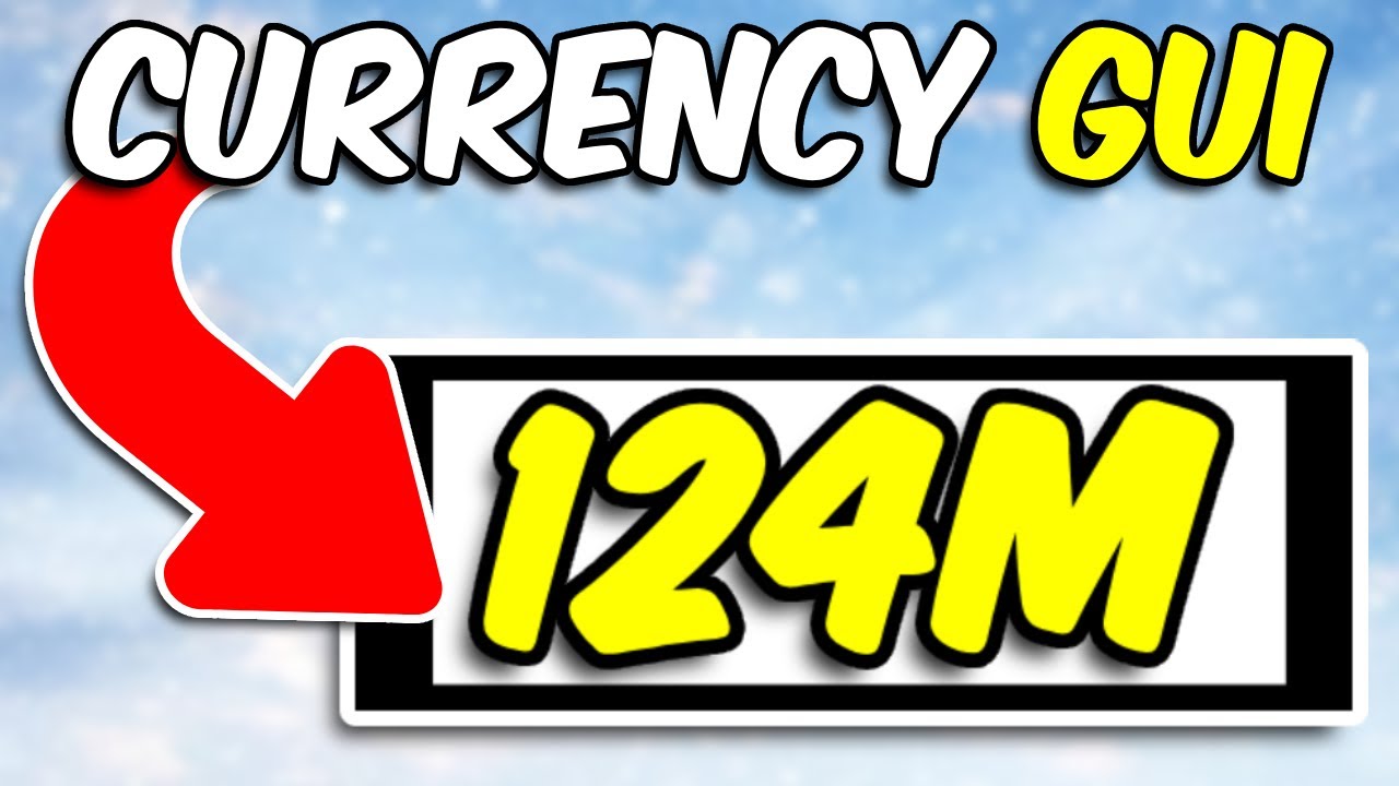 BEST Currency GUI In ROBLOX Studio - YouTube
