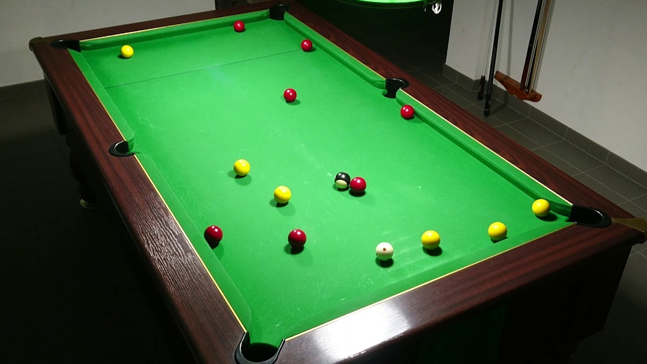 2ème cassé fermé Hugo billard anglais 8 pool training blackball ...