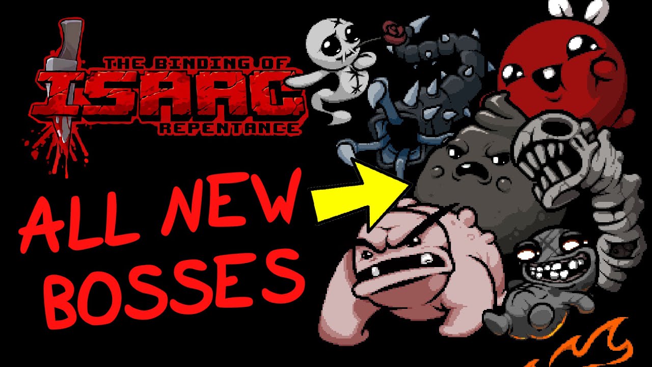 All NEW Bosses - The Binding of Isaac: Repentance - YouTube