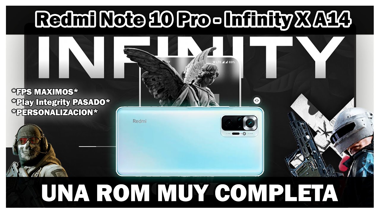 Redmi Note 10 Pro - Infinity X Android 14 ! LA ROM MAS COMPLETA AOSP ...