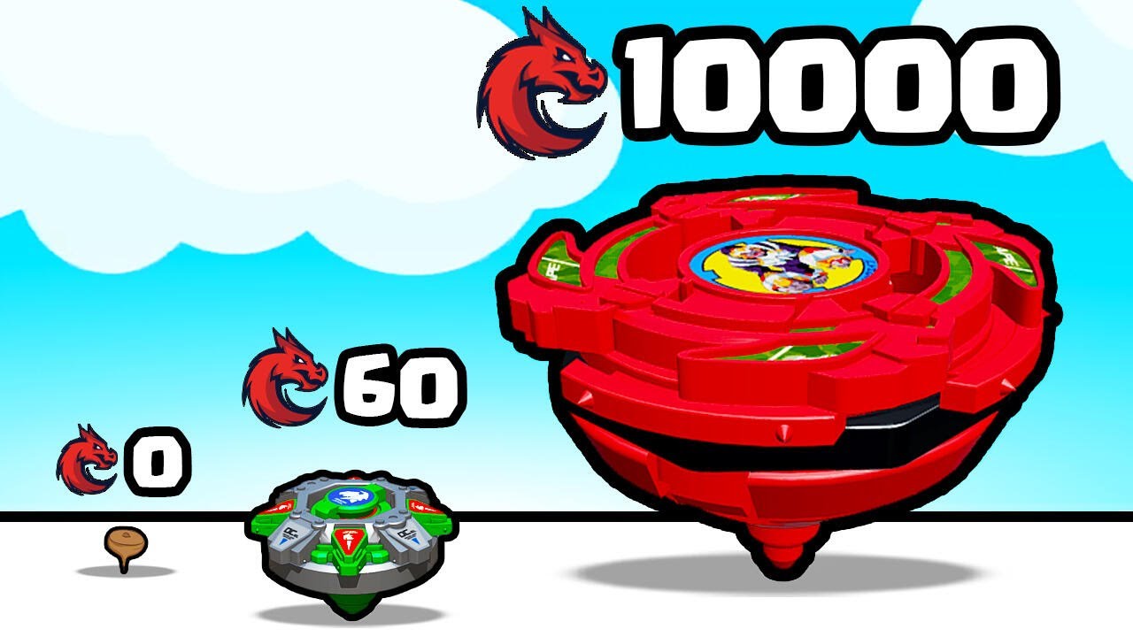 EVOLVING a Spinner to MAX POWER BEYBLADE - Spinner Merge - YouTube