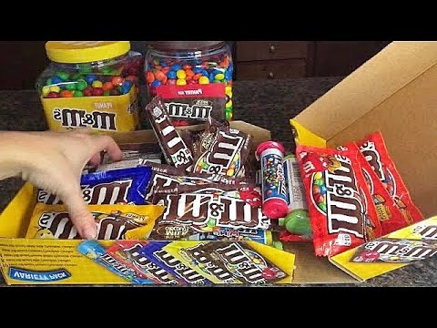 Huge Box M&Ms Chocolate Candy Unboxing - Satisfying Compilation ...