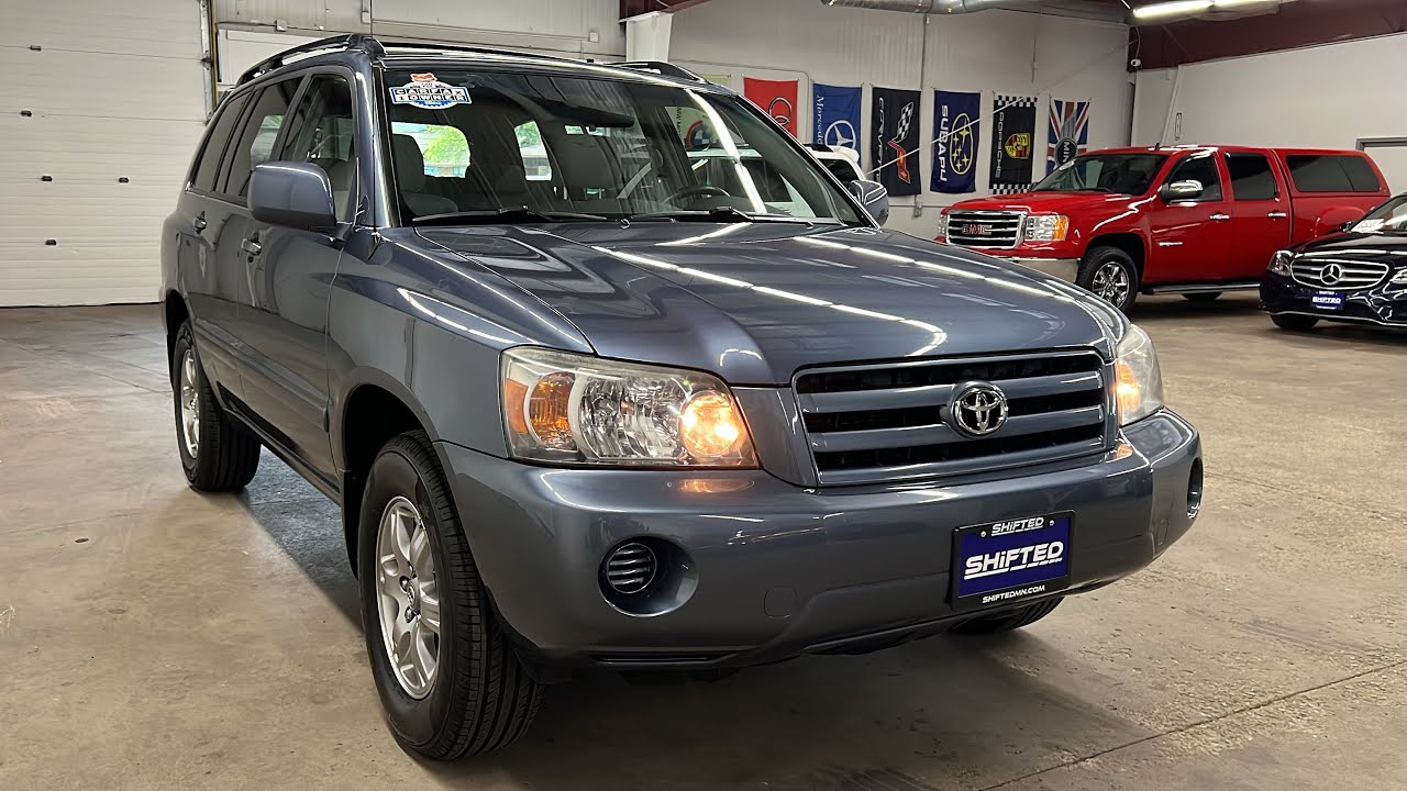 2005 Toyota Highlander V6 Extended condition video - YouTube