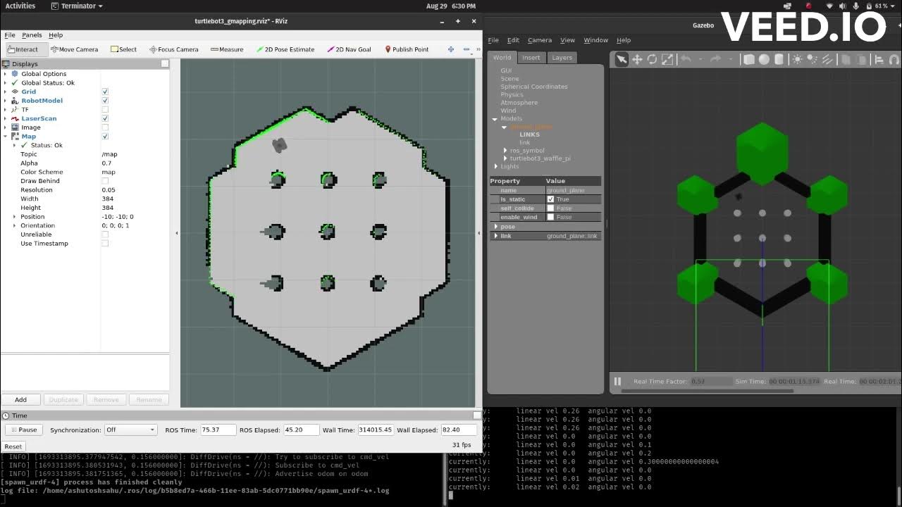 SLAM Simulation || Gazebo - YouTube