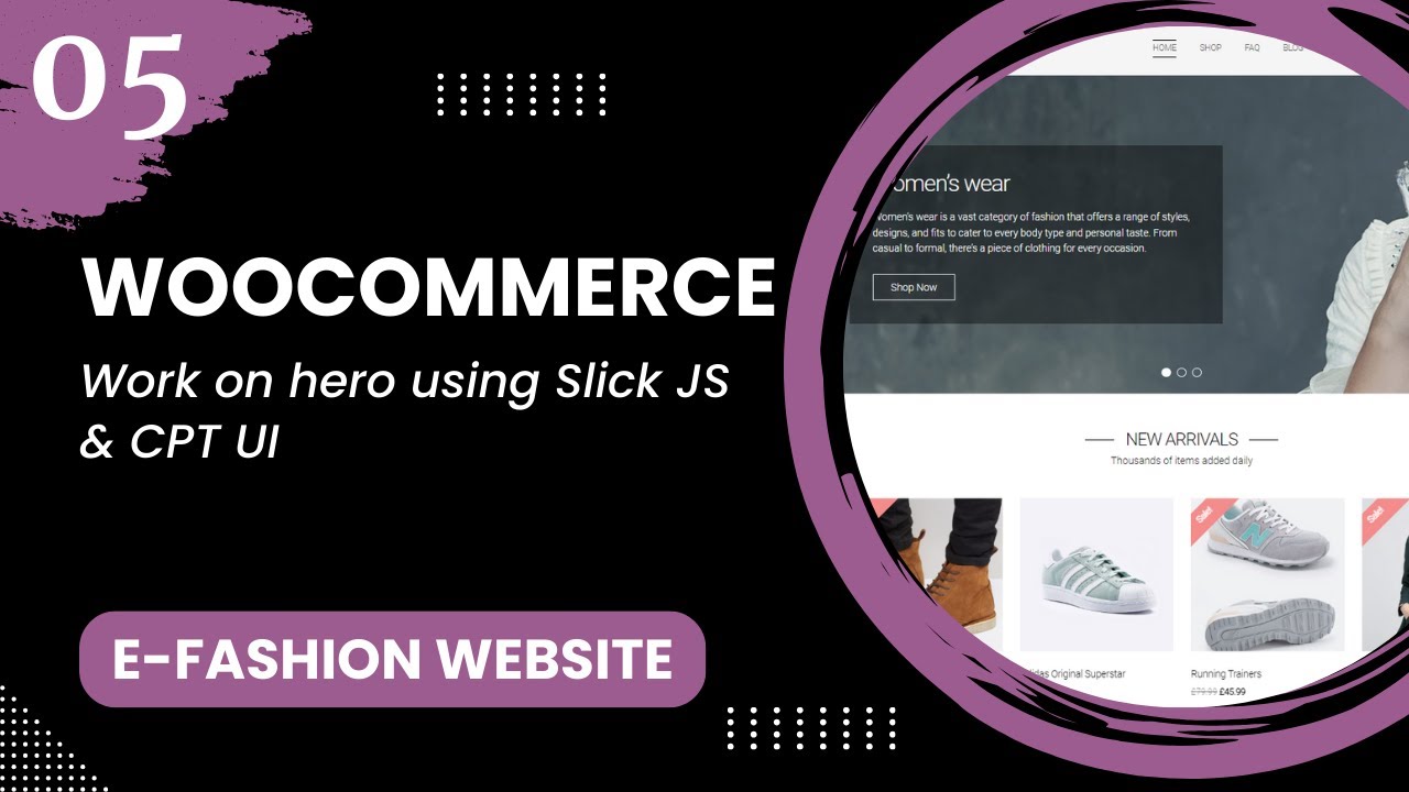 WooCommerce #5 - Work on hero using Slick JS & CPT UI - YouTube