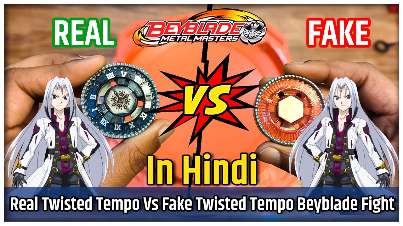 Real Twisted Tempo Vs Fake Twisted Tempo Beyblade Fight | Takara Tomy ...