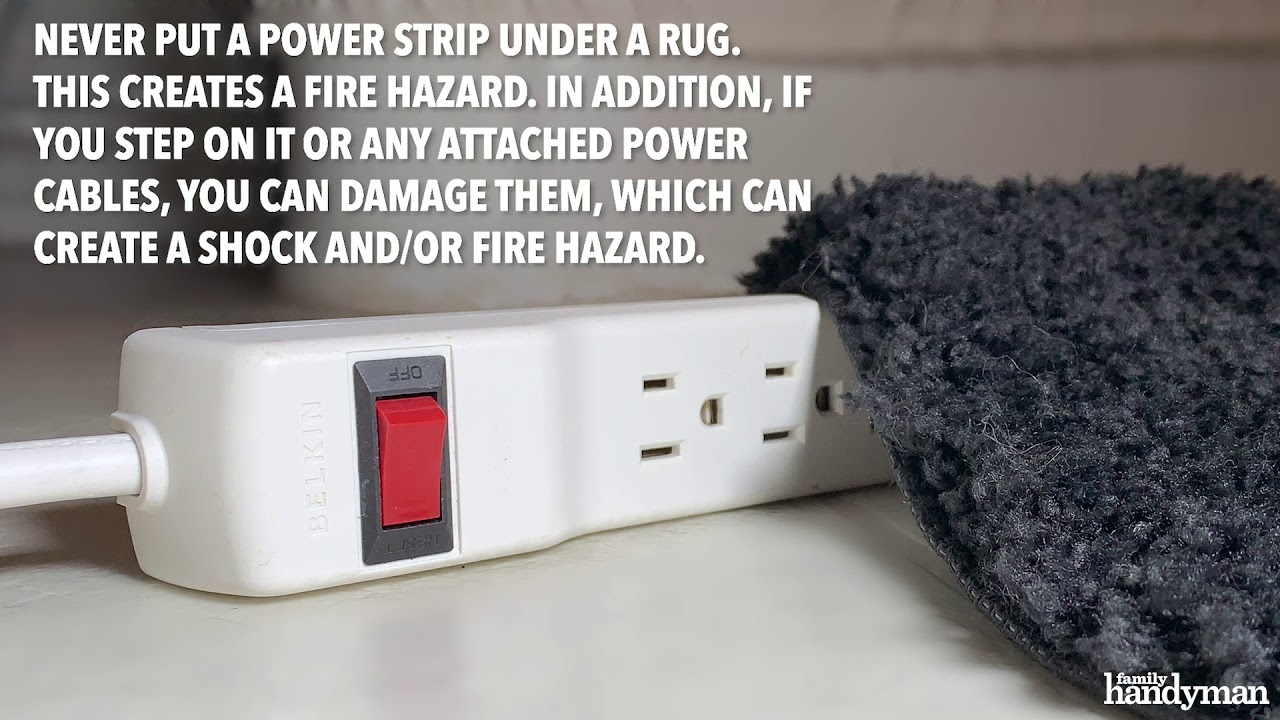 Things You Should Never Do With Power Strips - YouTube