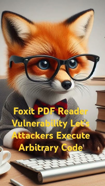 Foxit PDF Reader Vulnerability Let's Attackers Execute Arbitrary Code - YouTube