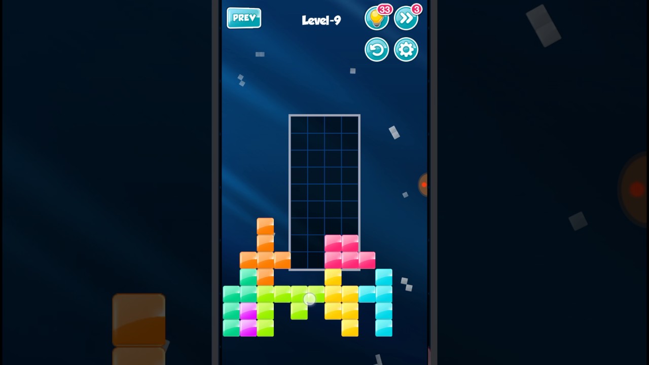 Block! Basic Intermediate Level 9 Walkthrough Solution - YouTube