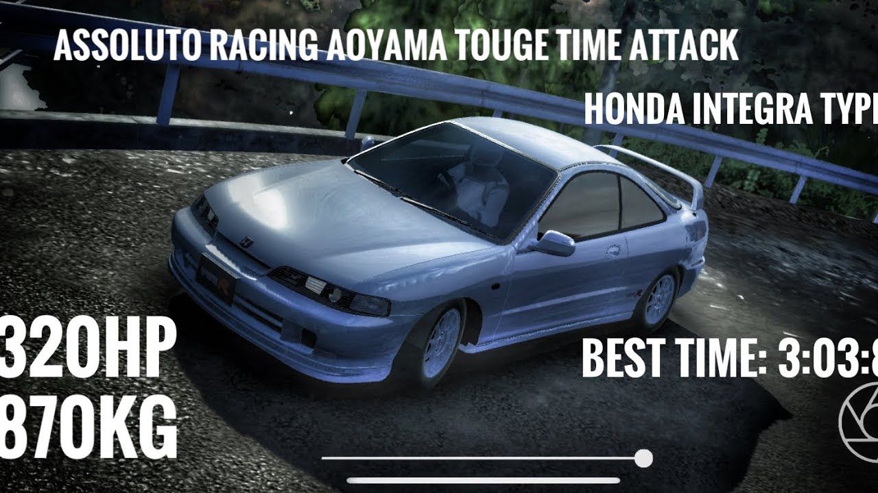 ASSOLUTO RACING AOYAMA TOUGE TIME ATTACK| HONDA INTEGRA TYPE R DC2 ...