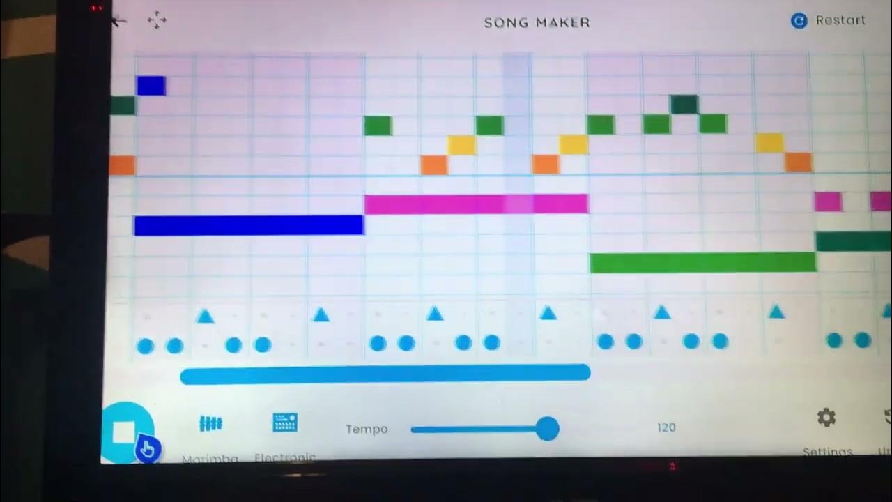 Memories on chrome music lab song maker! - YouTube