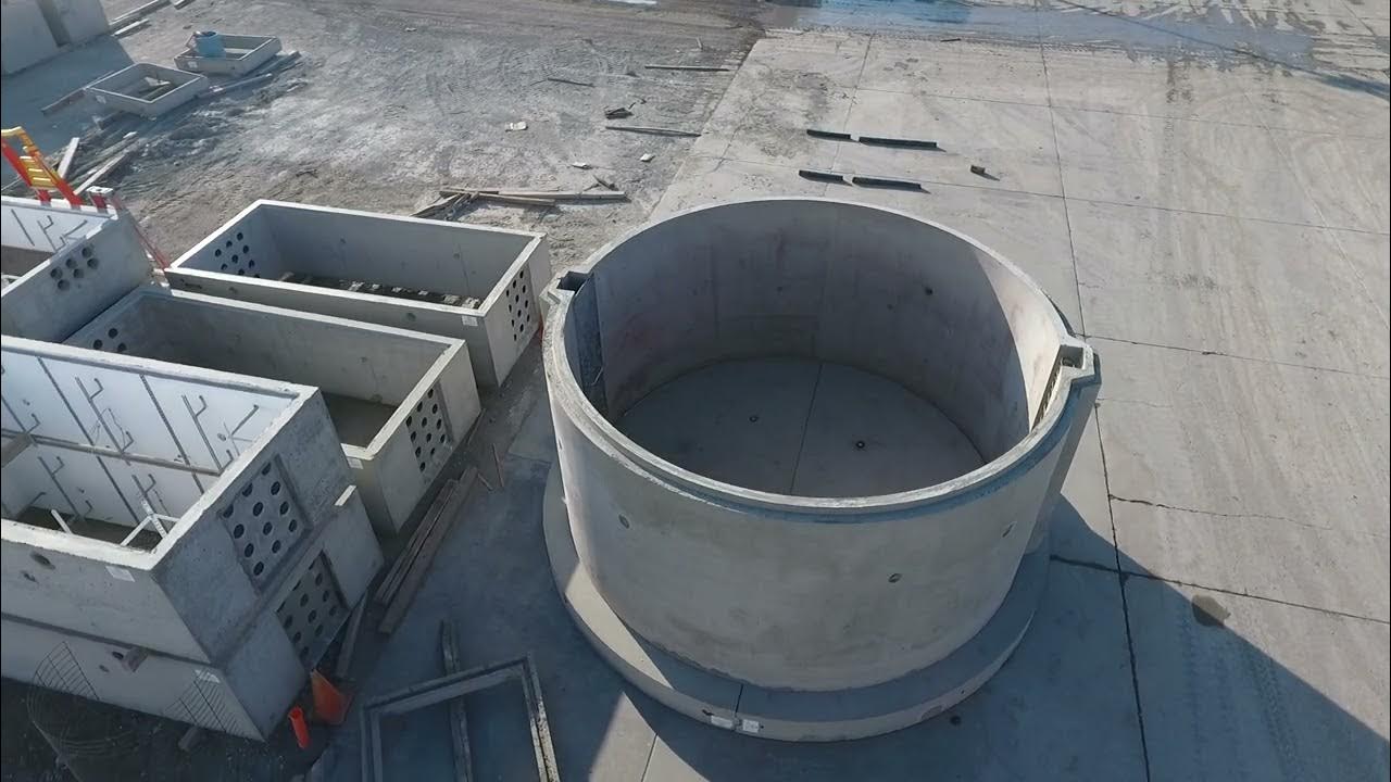 16 Foot Diameter Precast Manhole | Jensen Precast - YouTube