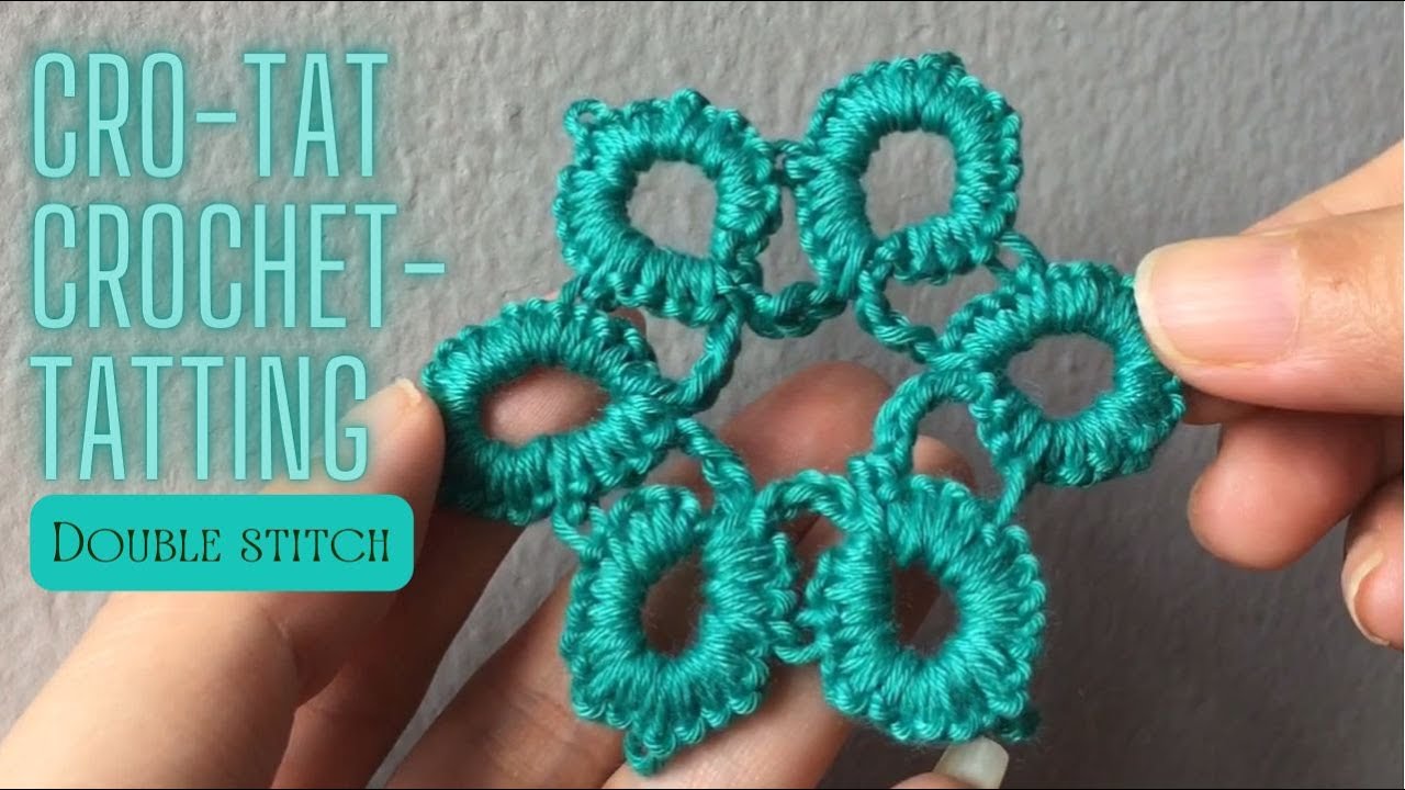 Cara Croc-Tat (Crochet-Tatting) untuk Crochet Renda || Tutorial untuk Pemula [Old Crocheted Lace ...