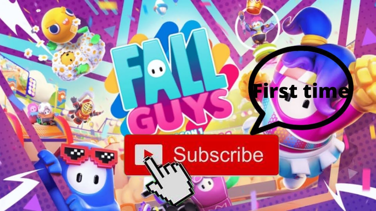 Playing Fall guys for the first time - YouTube