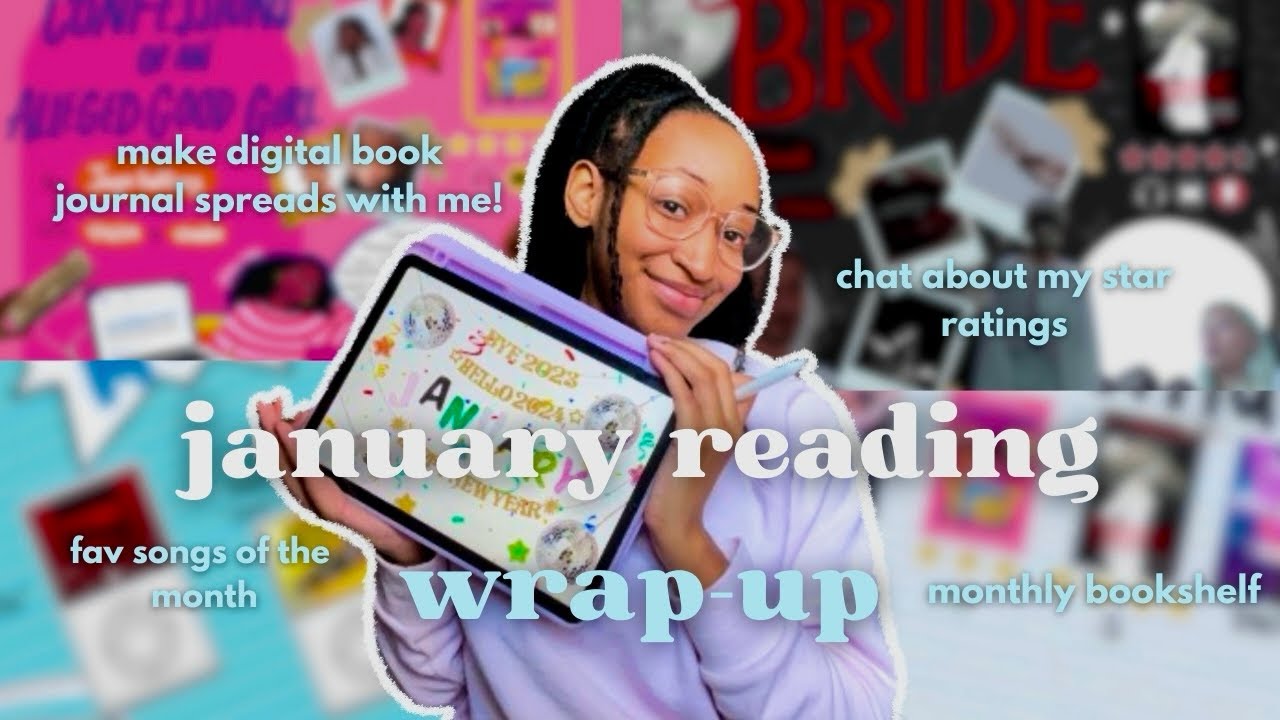 january reading wrap up + book journal update🤍📖 - YouTube