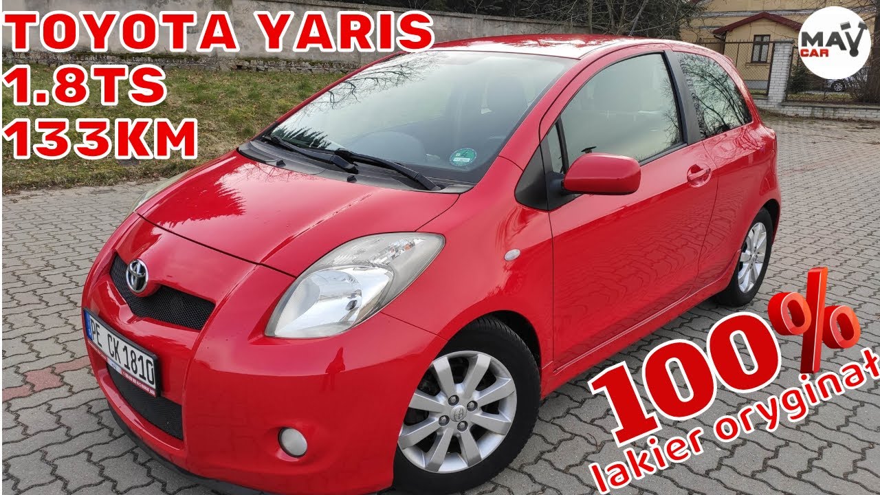 Toyota YARIS 1.8 TS NAJSZYBSZA NA EUROPE - YouTube