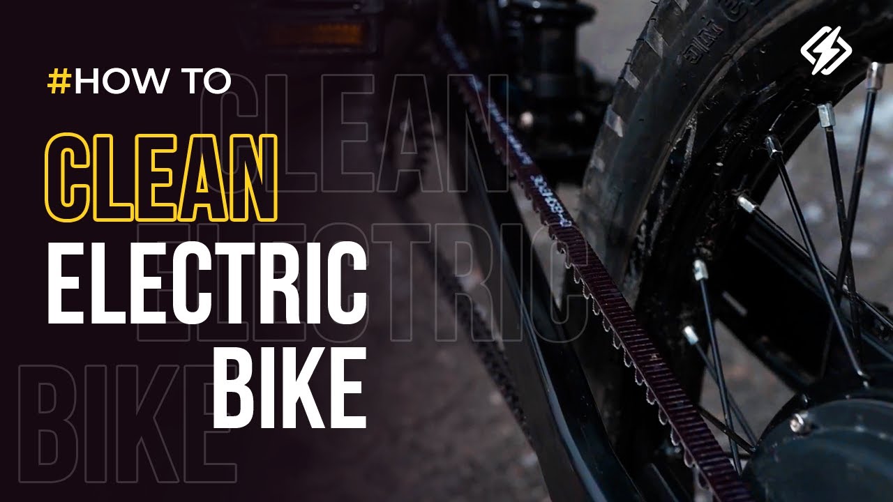 How to clean electric bike? - YouTube