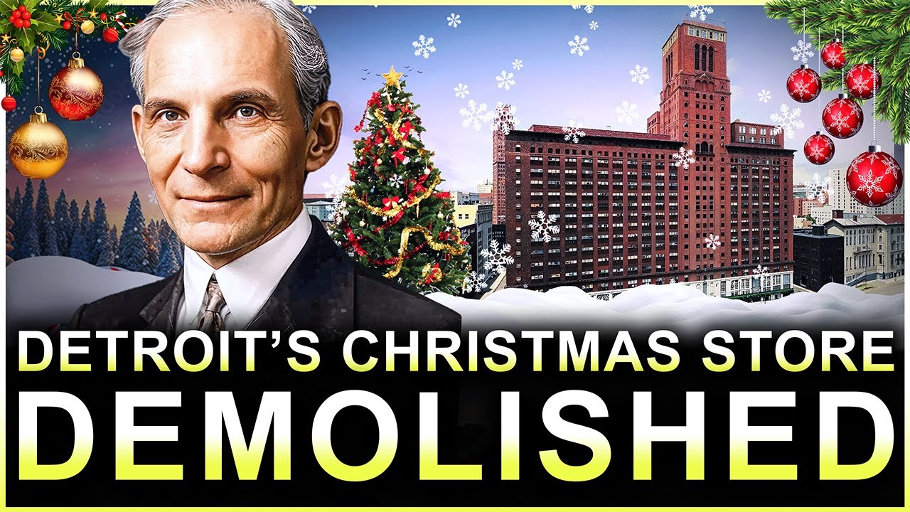 Why Detroit Demolished Its Greatest Christmas Store: Hudson's - YouTube