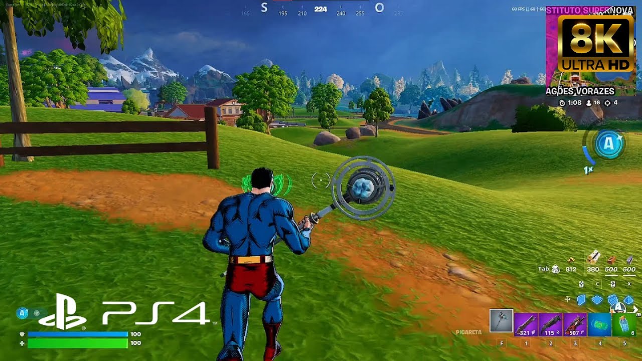 Fortnite Chapter 6 Season 3 on PS4 Slim | 1080P 60FPS Performance Mode ...