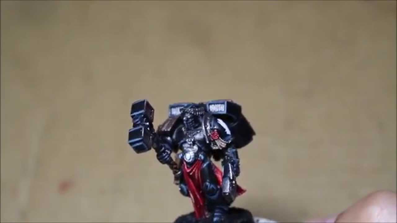 Iron Hands Commander Conversion Close Up - YouTube