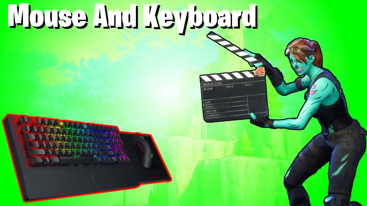 Fortnite Battle Royale/ Mouse And Keyboard For The First Time - YouTube