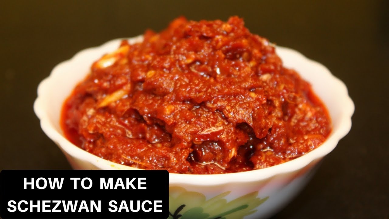 Schezwan Sauce Recipe | Schezwan Chutney Recipe | Chinese Schezwan ...