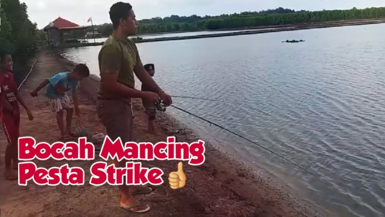 Bocah Pesta Strike Mancing Di Empang - YouTube