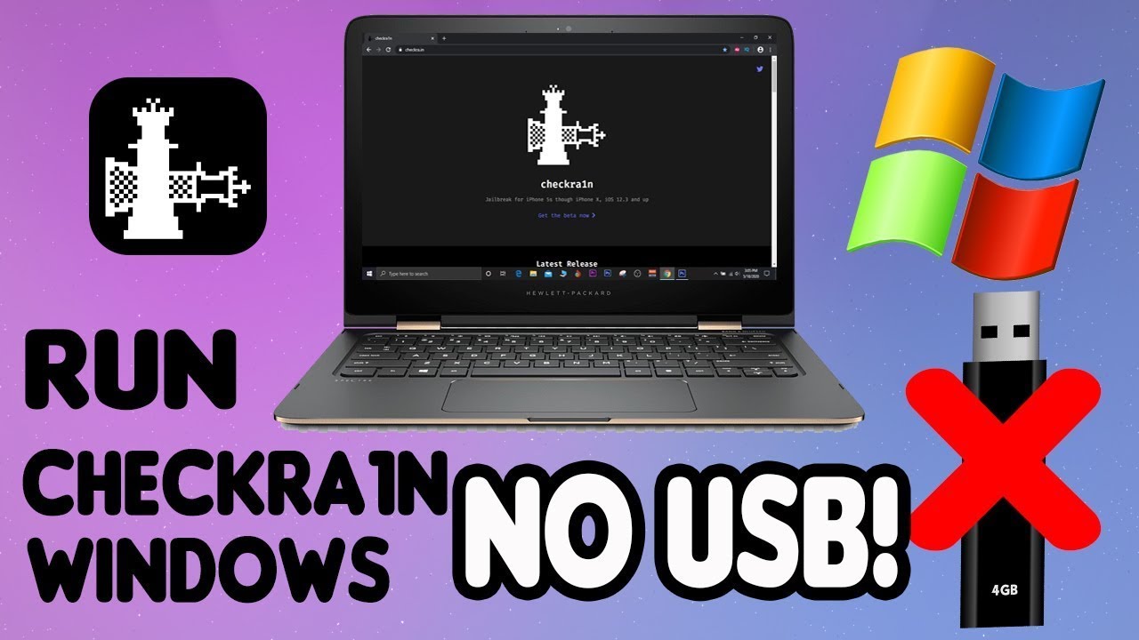 How to run Checkra1n directly on Window PC without using USB flash ...